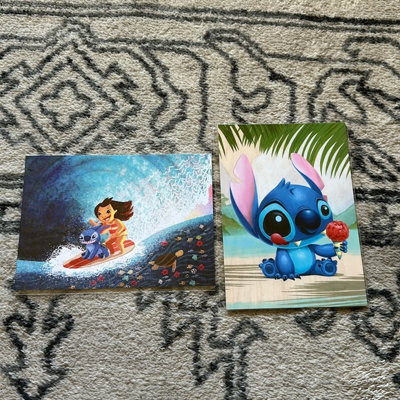 Disney | Other | Disney Parks Wonderground Gallery Lilo Stitch Postcard ...